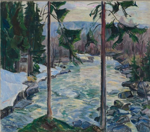 Lars Jorde | Vinterlandskap (1912) | MutualArt