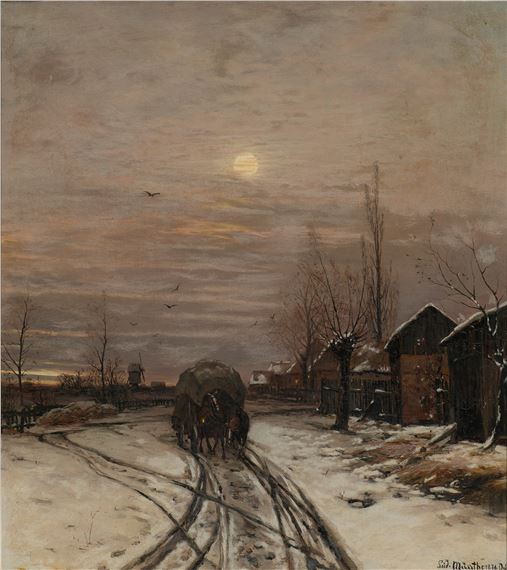 Ludwig Munthe | Langs landevei (1876) | MutualArt