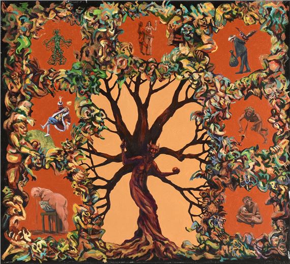 Earl Staley | Grotesquery with Seven Deadly Sins (1986) | MutualArt