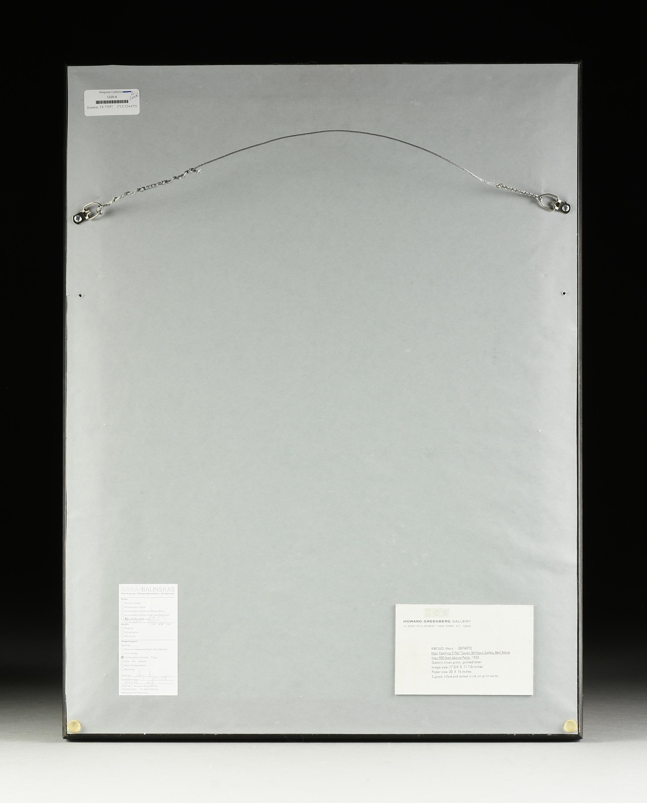 Marc Riboud | The Painter of the Eiffel Tower (1953) | MutualArt