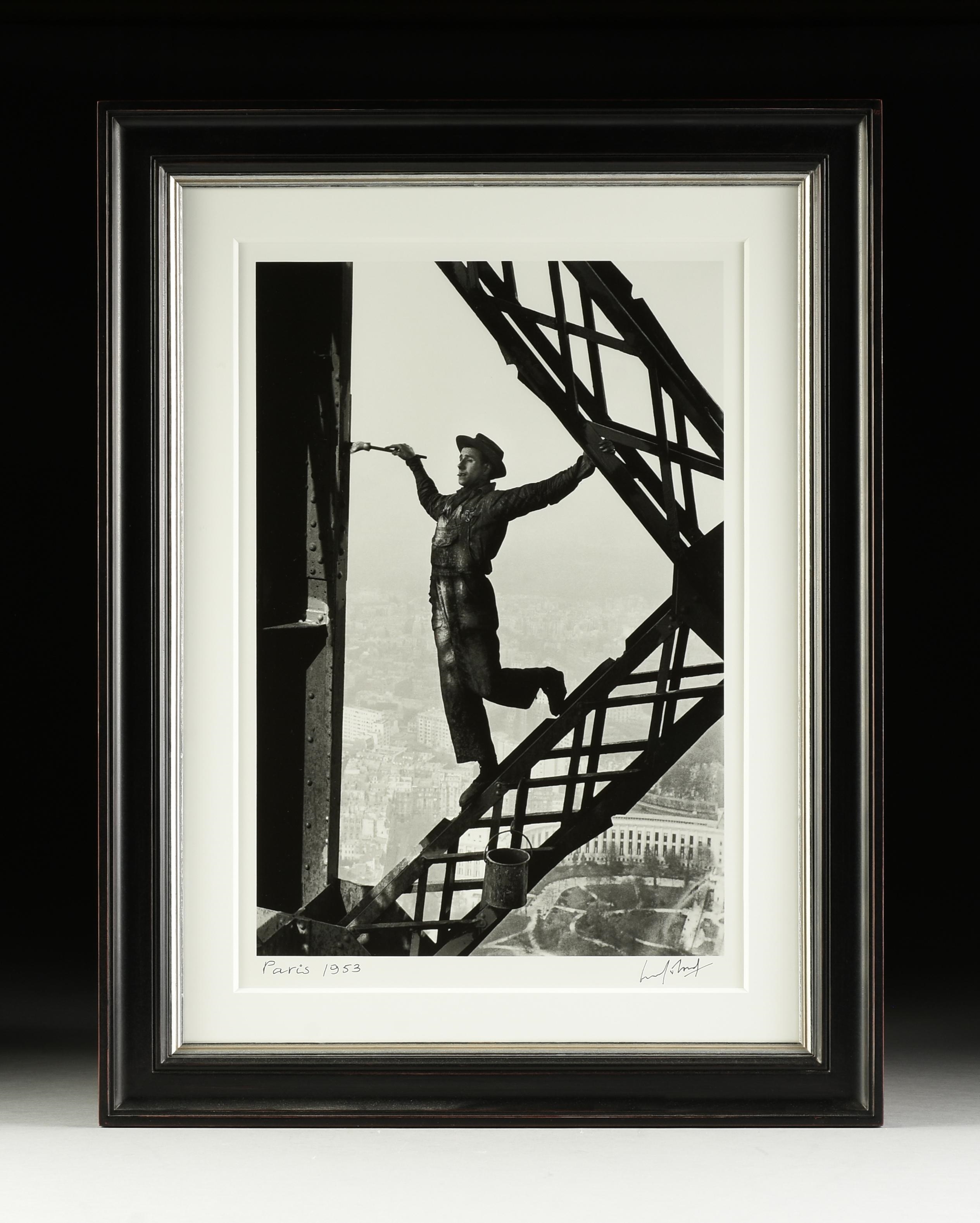 Marc Riboud | The Painter of the Eiffel Tower (1953) | MutualArt