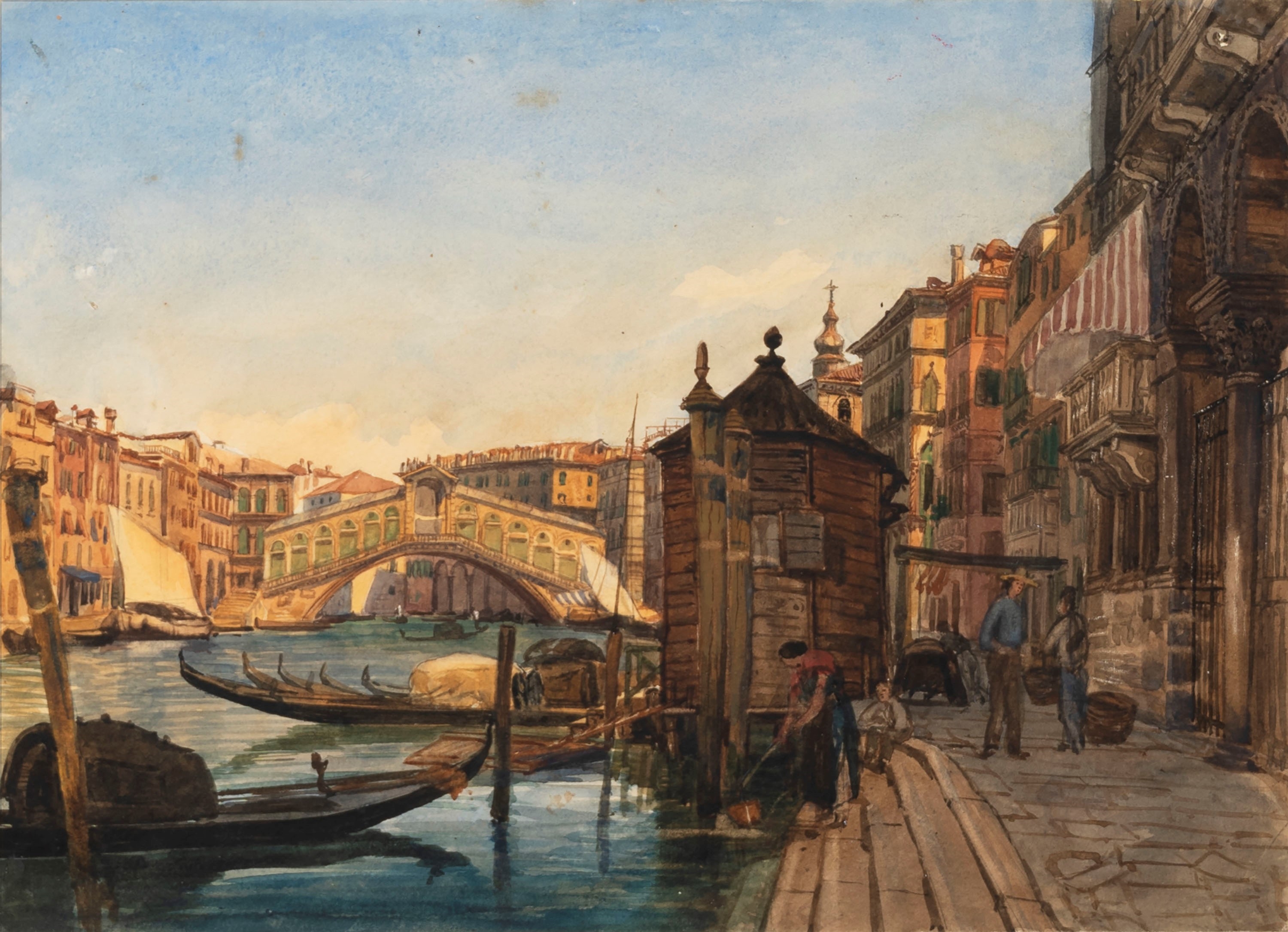 Giuseppe Haimann | Venice, the Rialto Bridge | MutualArt