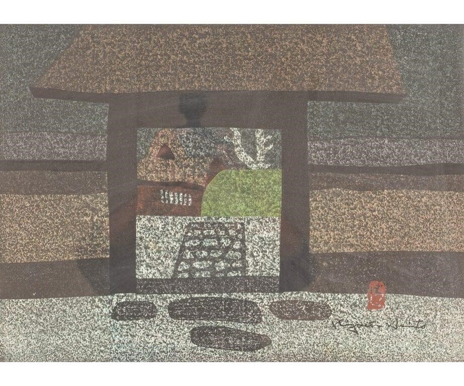 Kiyoshi Saito | KIYOSHI SAITO WOOD BLOCK PRINT (1967) | MutualArt