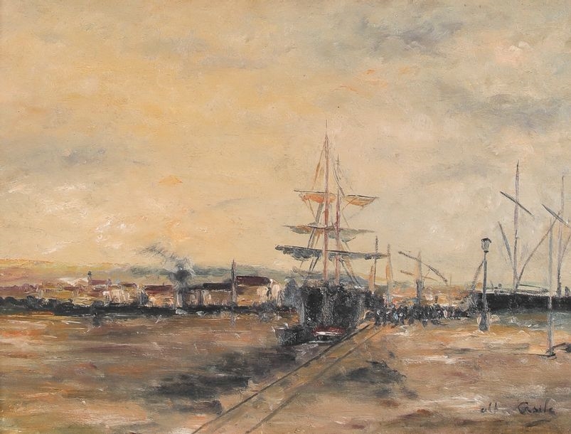 Alfred Casile | Voiliers au port | MutualArt