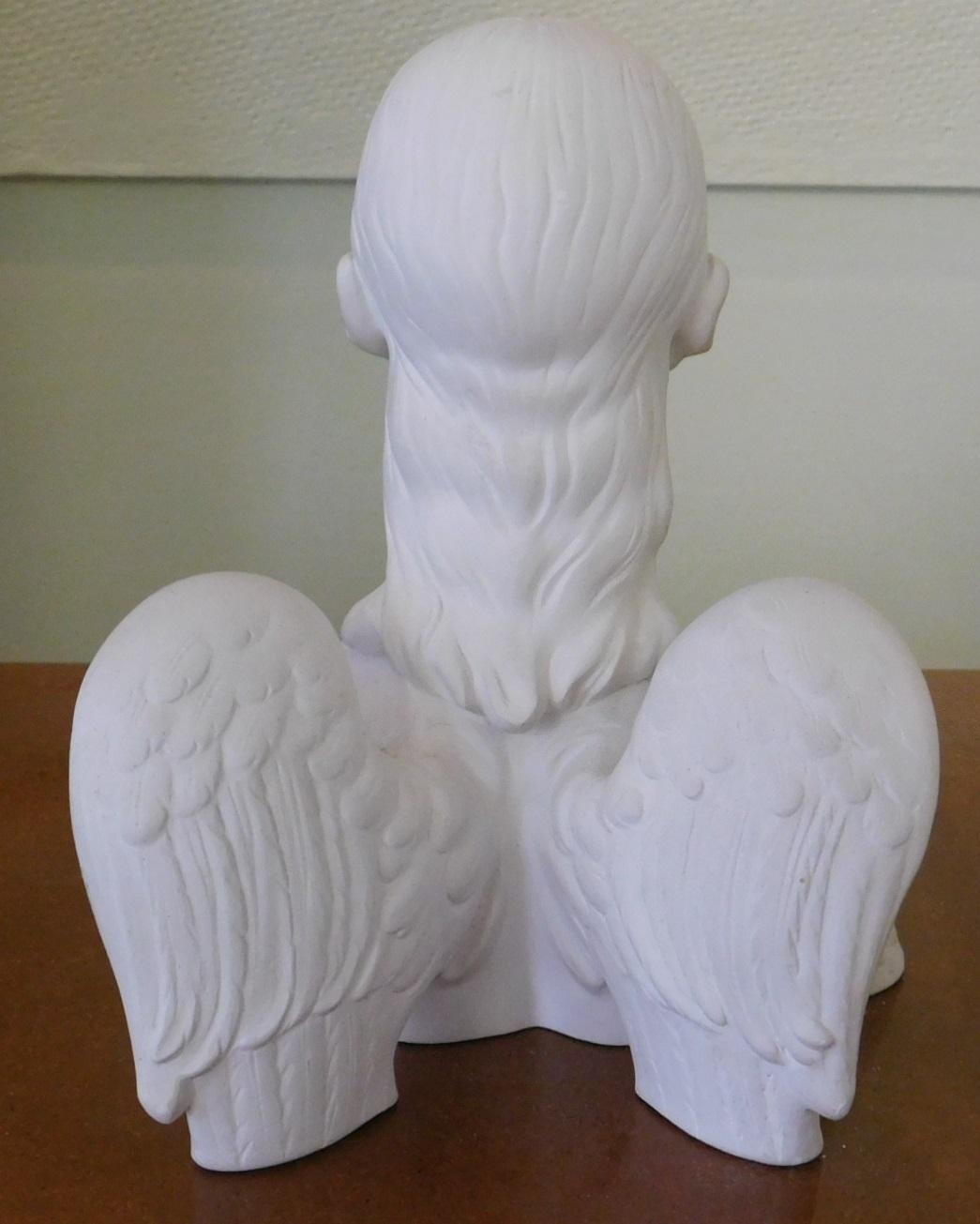 Stephen Robin | Stephen Robin Gypsum Scuplture Harpy | MutualArt