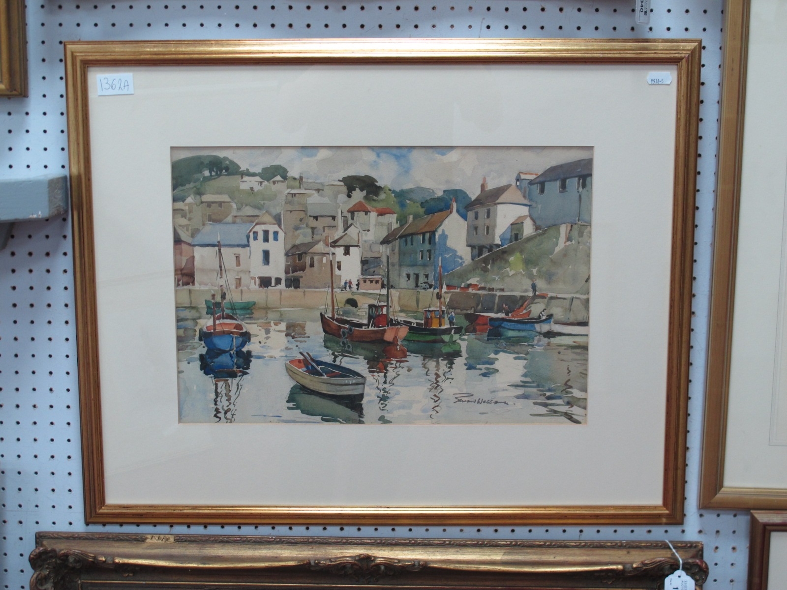 Edward Wesson | - Landscape with trees and hills in the distance ...