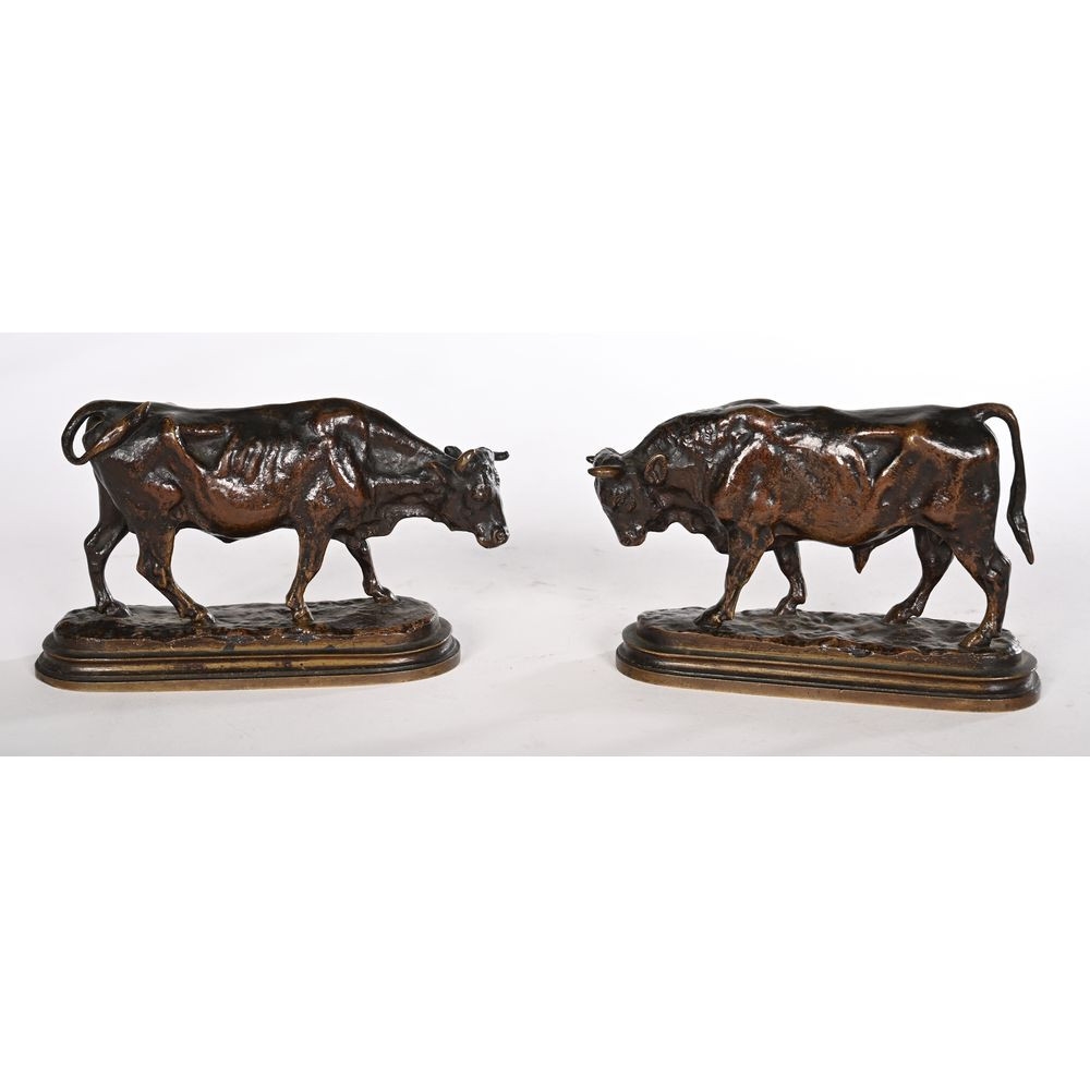 Isidore Bonheur | « Taureau et vache » | MutualArt