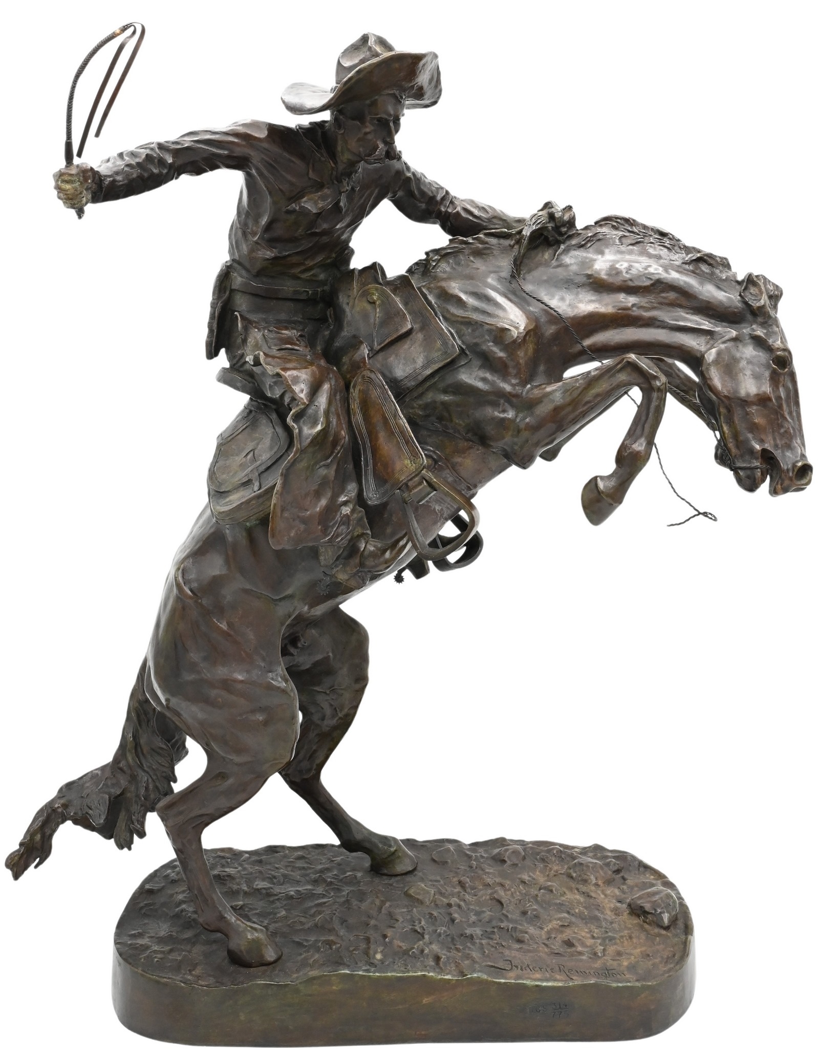 Frederic Remington | “The Bronco Buster” | MutualArt