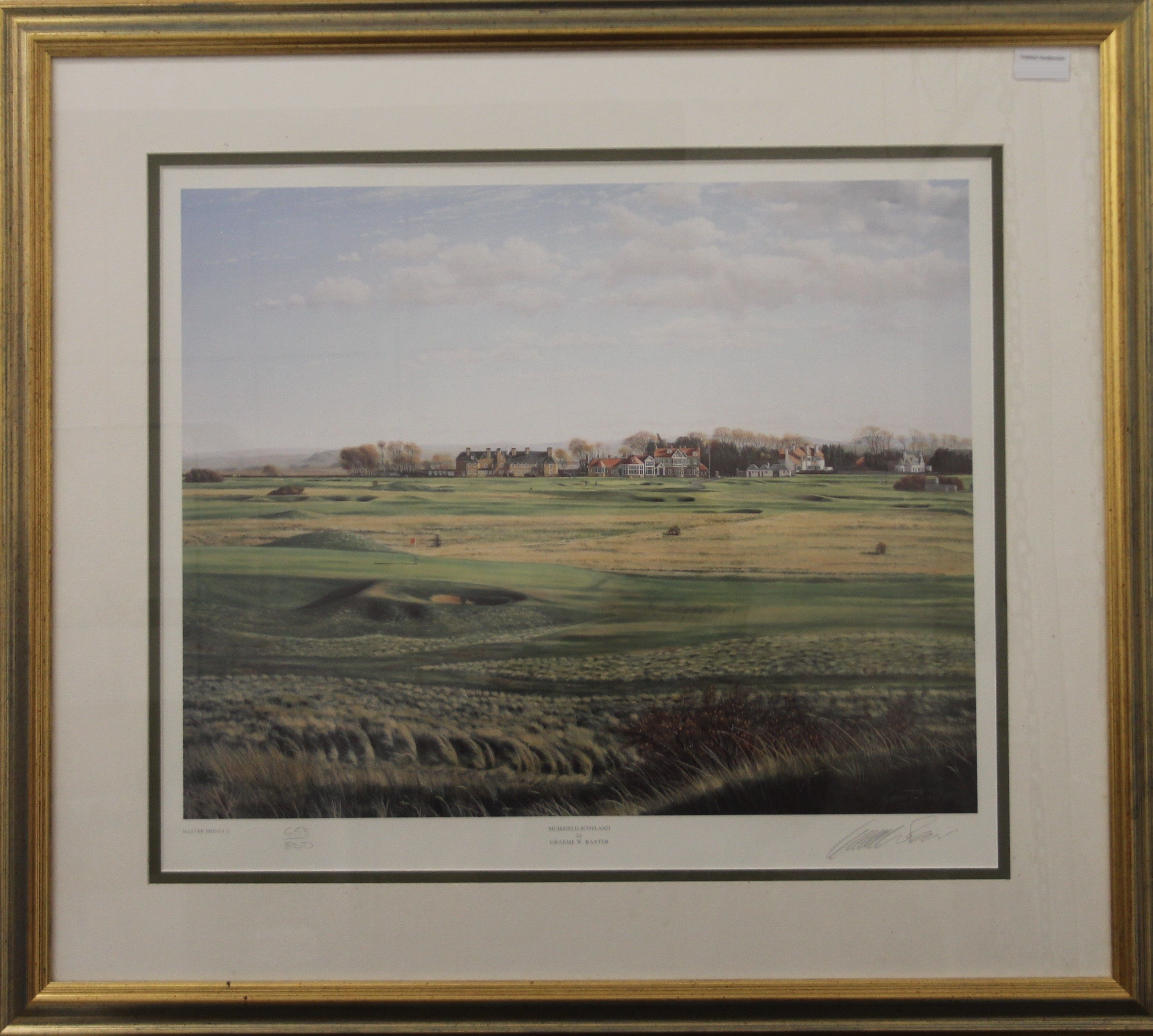 Graeme Baxter | A limited edition print of Muirfield Scotland by Graeme ...