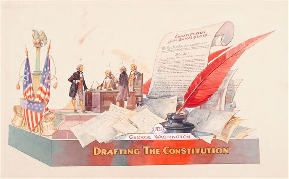 Oscar E. Berninghaus | Drafting the Constitution (1932) | MutualArt