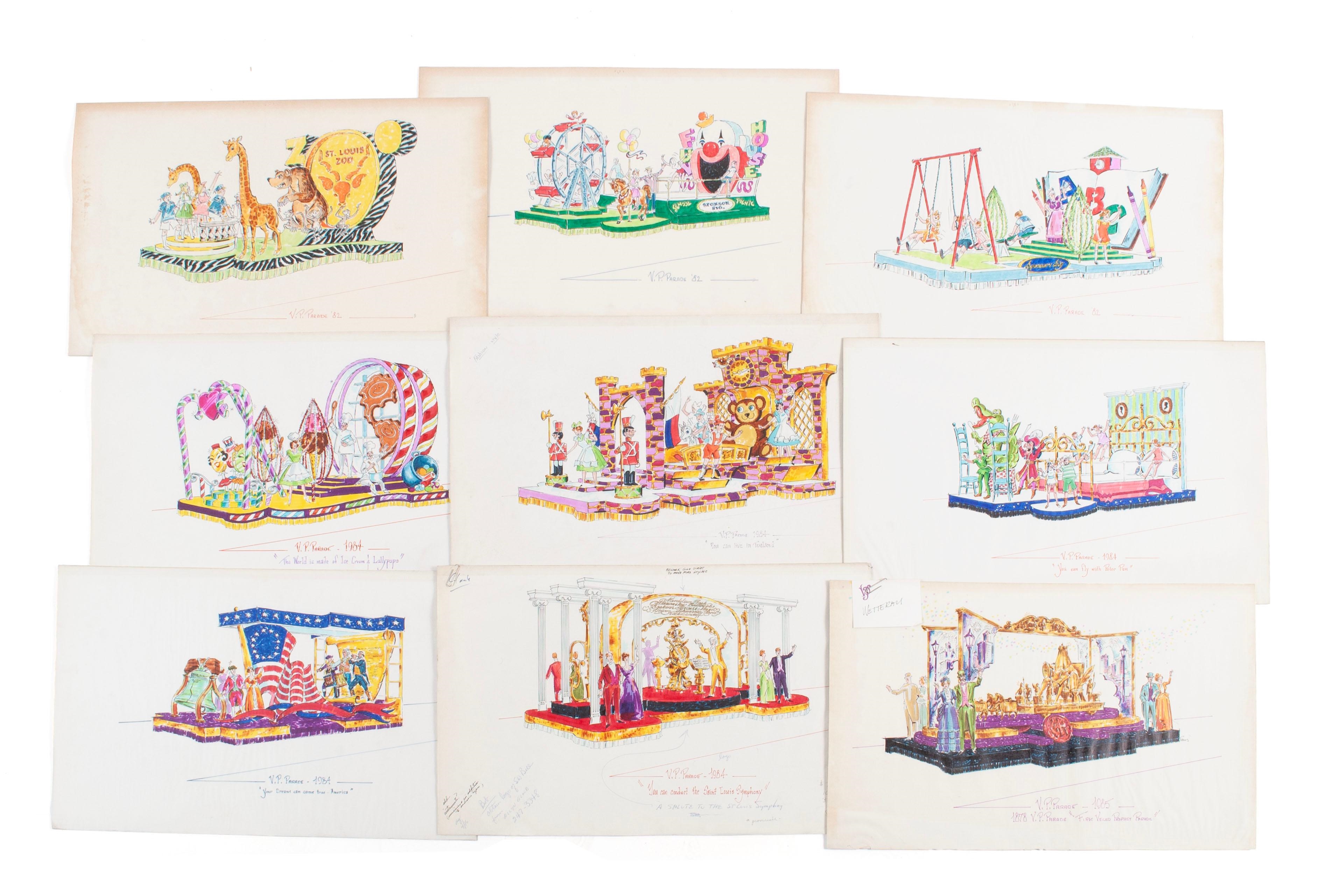 Robert D. Tooley | Float Designs for the Veiled Prophet Parade (1982 ...