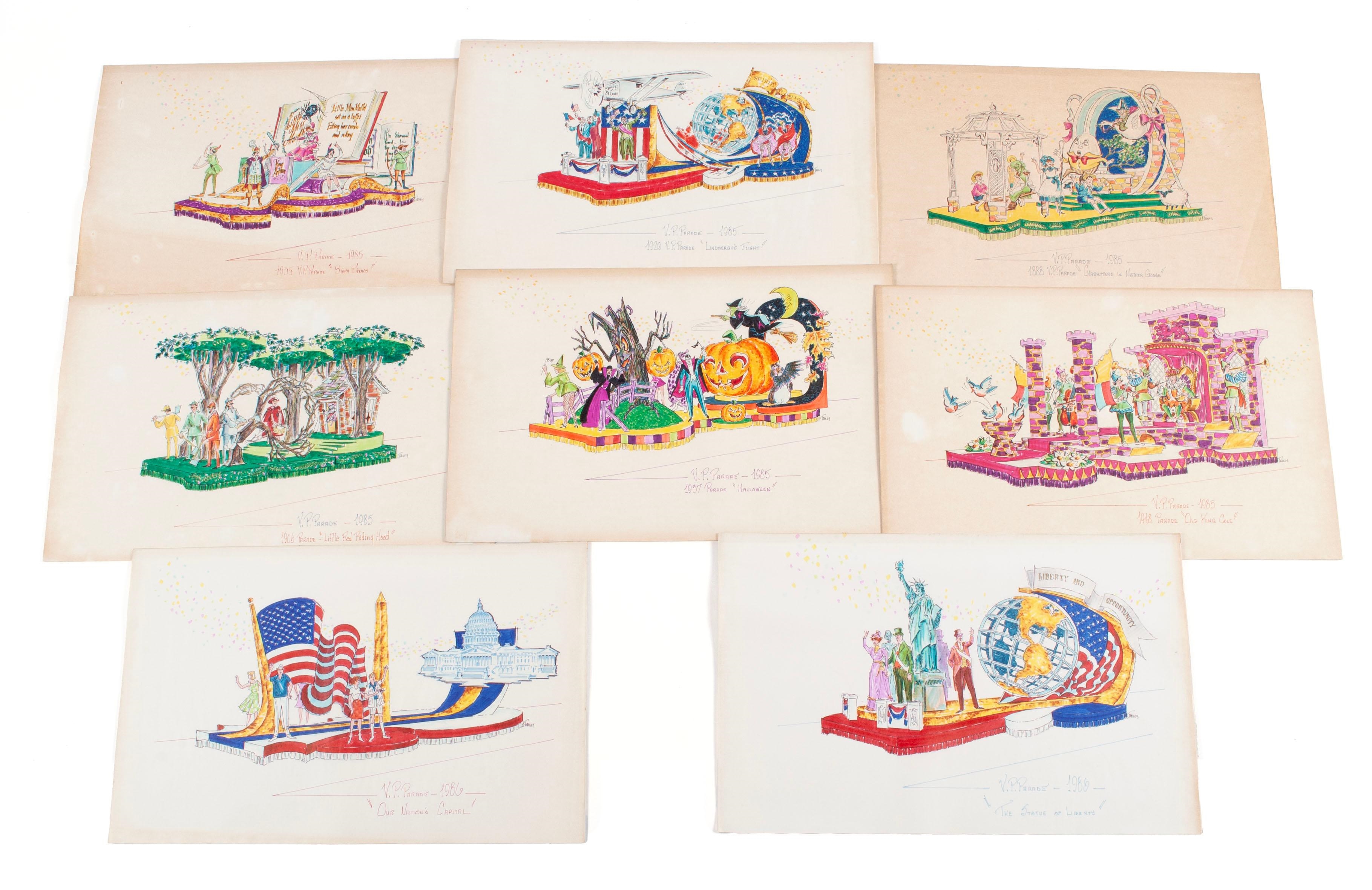 Robert D. Tooley | Float Designs for the Veiled Prophet Parade (1982 ...