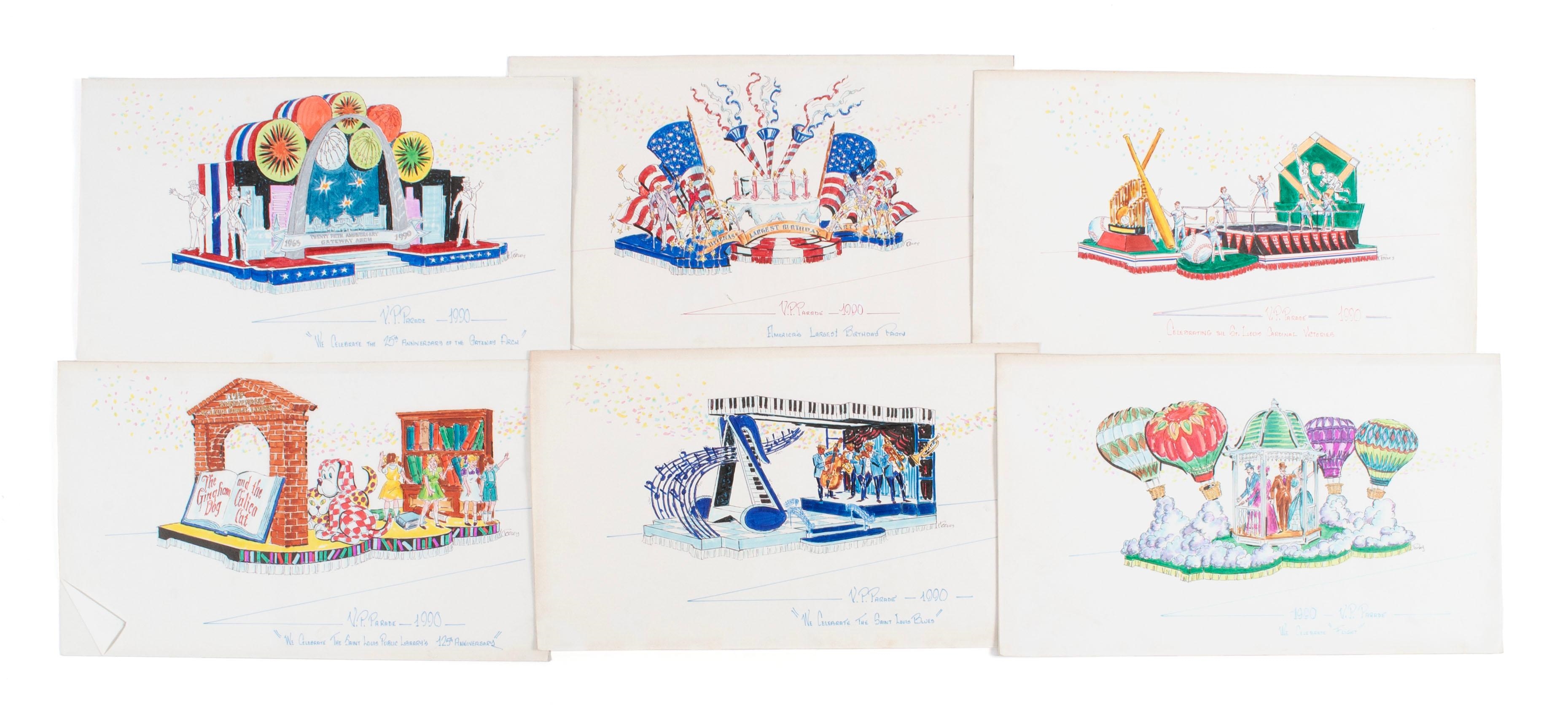 Robert D. Tooley | Float Designs for the Veiled Prophet Parade (1989 ...