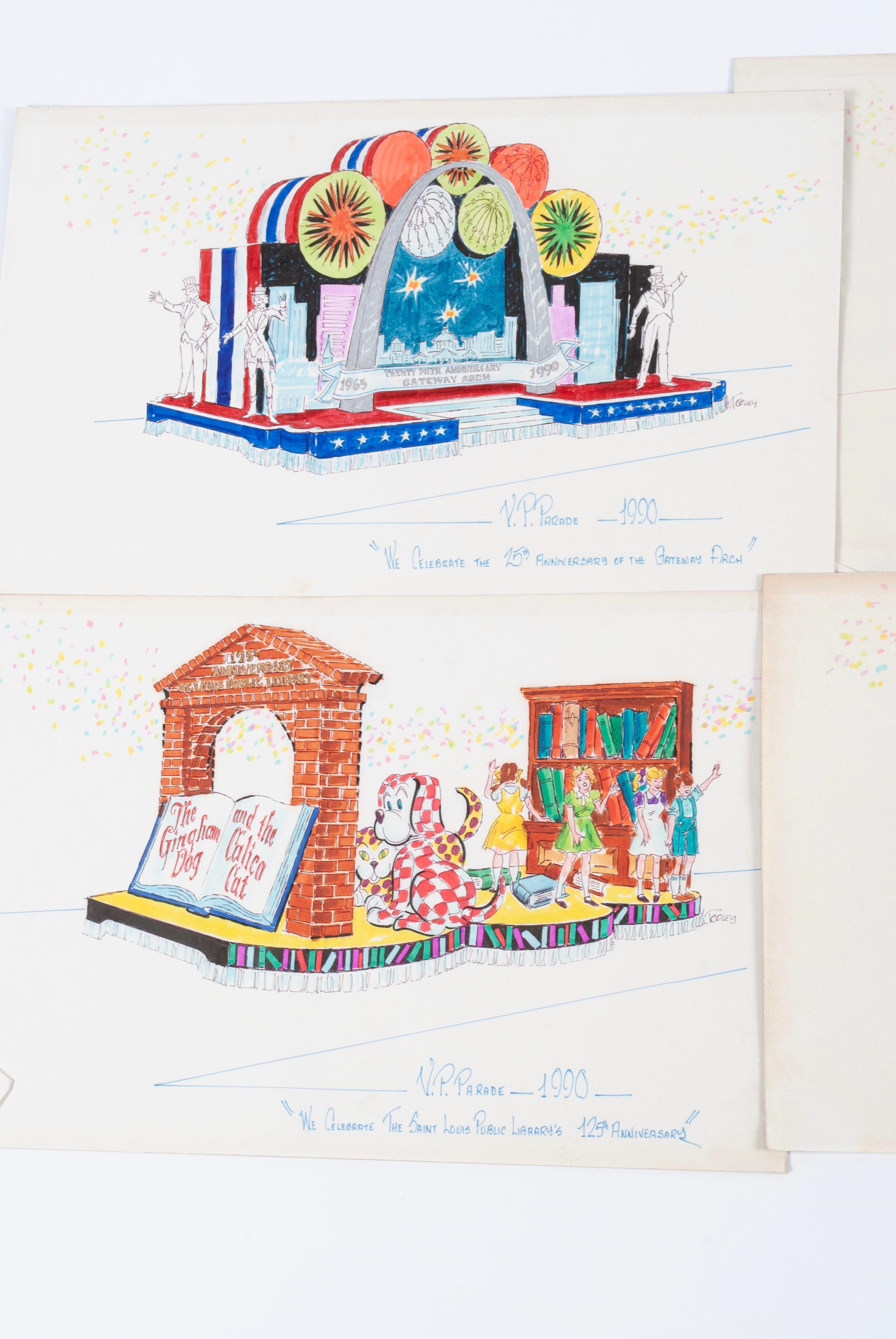 Robert D. Tooley | Float Designs for the Veiled Prophet Parade (1989 ...