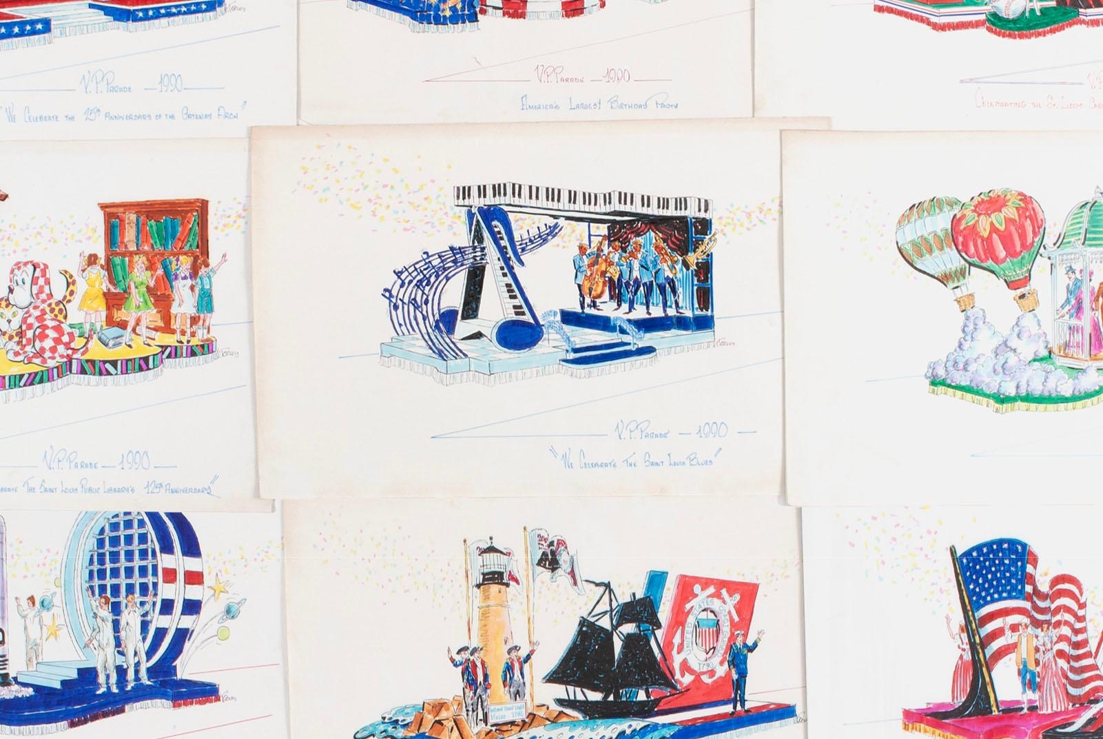 Robert D. Tooley | Float Designs for the Veiled Prophet Parade (1989 ...