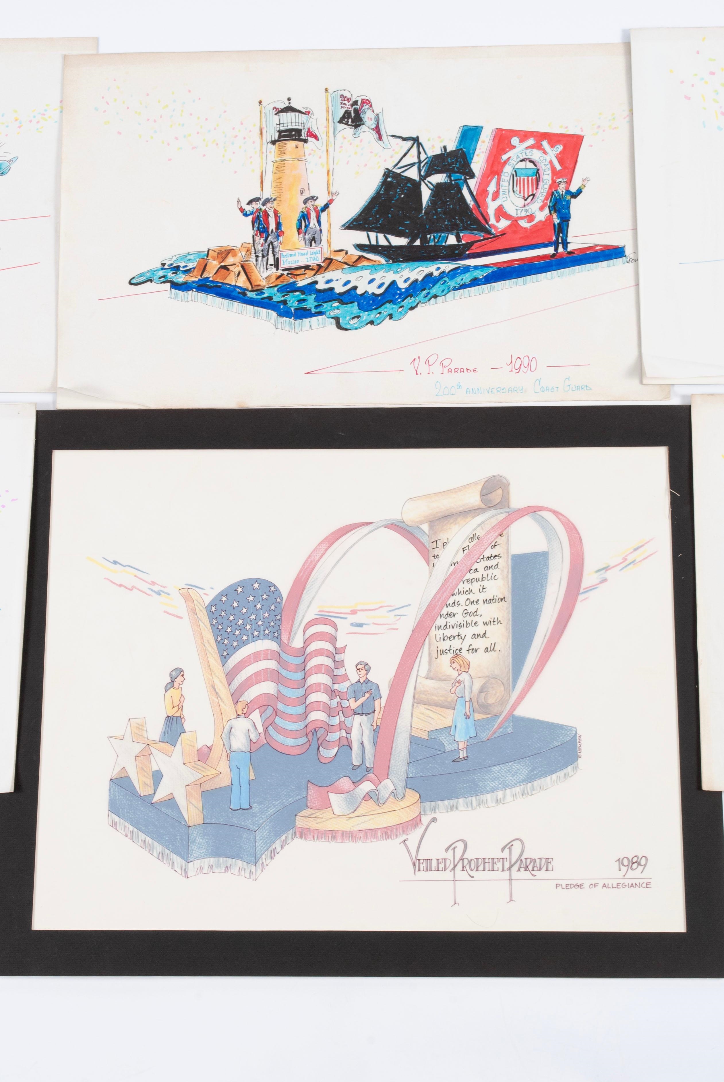 Robert D. Tooley | Float Designs for the Veiled Prophet Parade (1989 ...