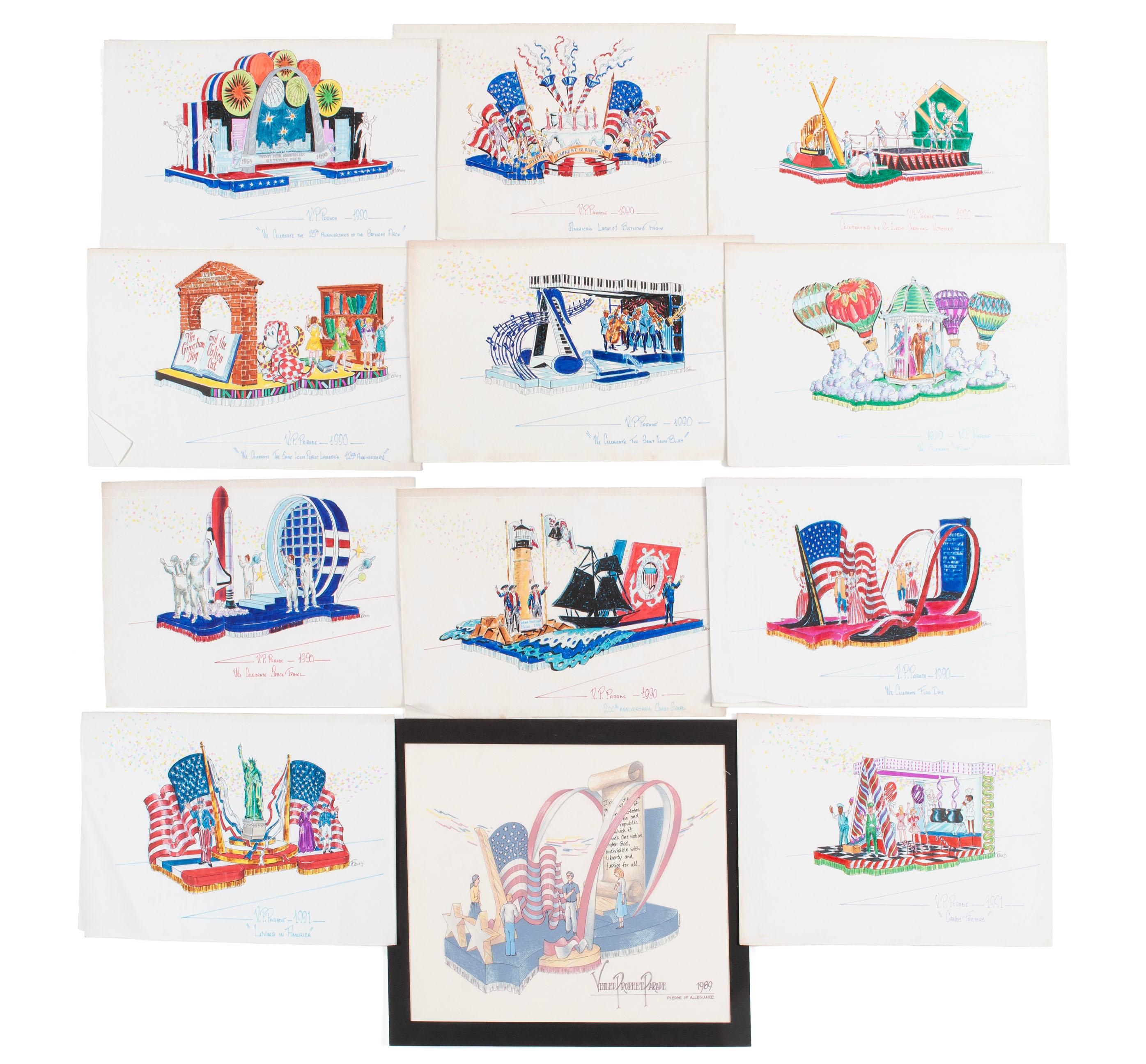 Robert D. Tooley | Float Designs for the Veiled Prophet Parade (1989 ...