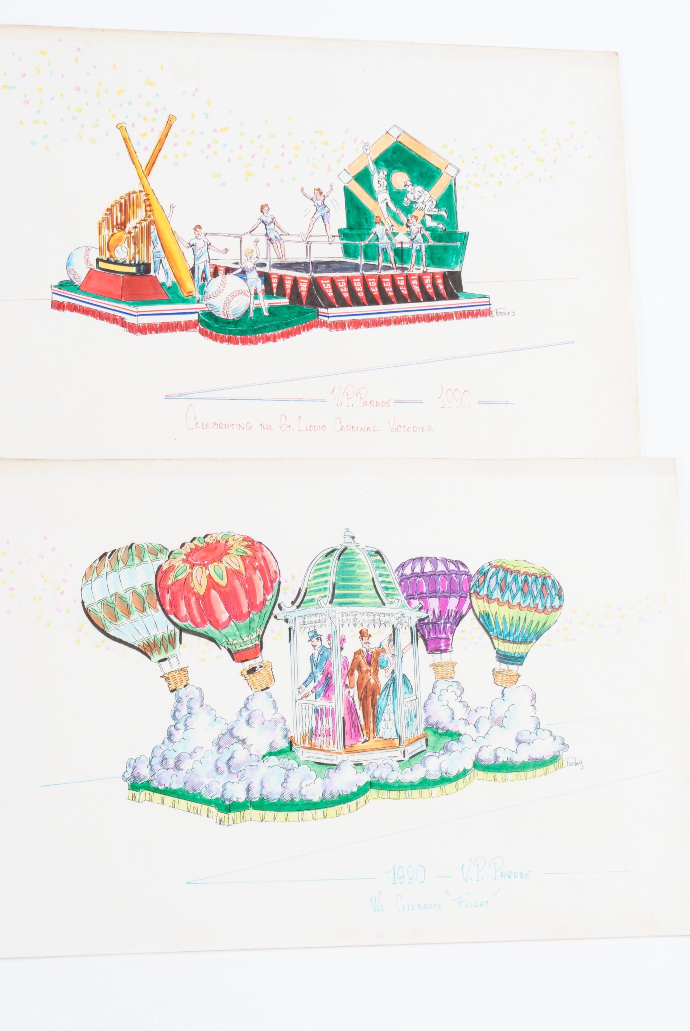 Robert D. Tooley | Float Designs for the Veiled Prophet Parade (1989 ...
