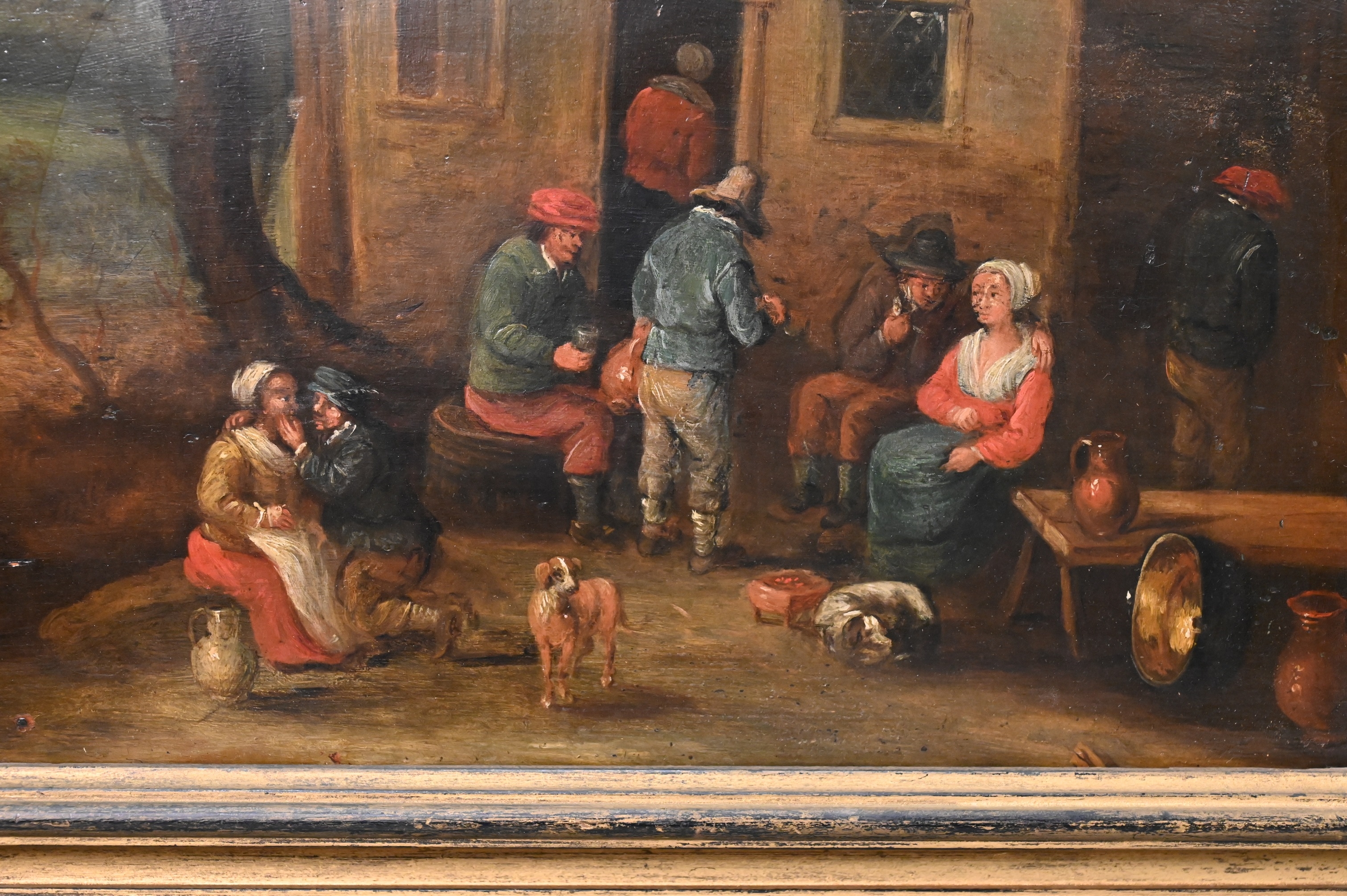 David Teniers the Younger | Figures Outside a Tavern,18th century (18th ...