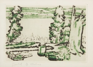David B. Milne | Elm Logs (1947) | MutualArt