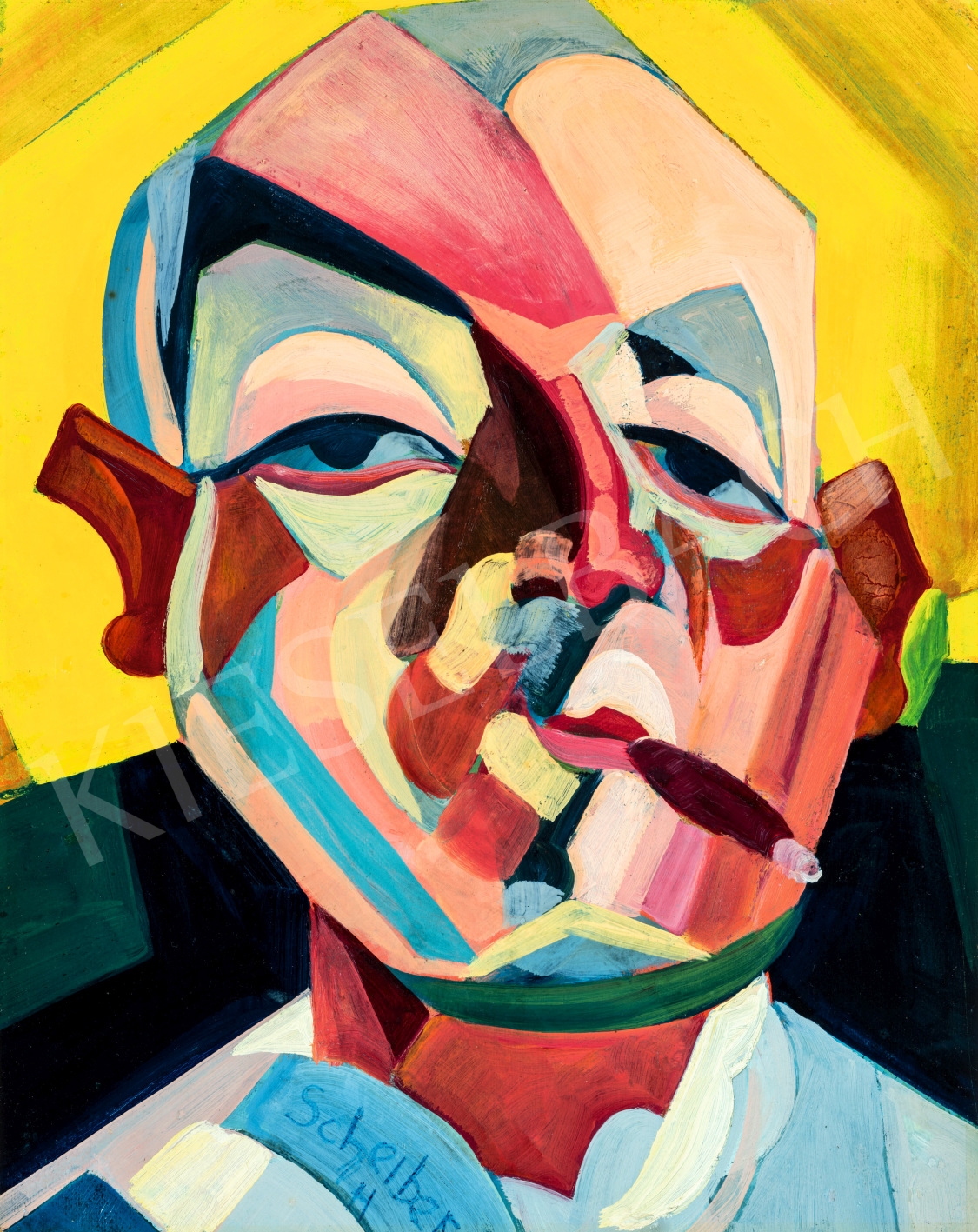 Hugó Scheiber | Self Portrait | MutualArt