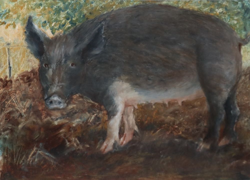 Jenny Richardson | THE NEIGHBOURS PIG | MutualArt