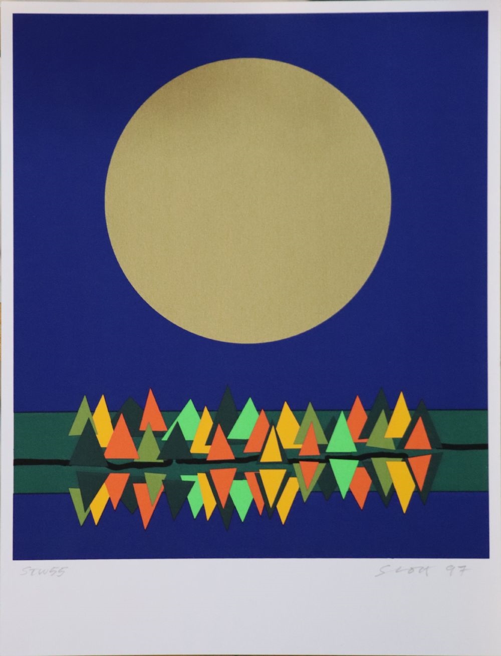 Patrick Scott | CHRISTMAS CARD FOR SCOTT TALLON WALKER | MutualArt
