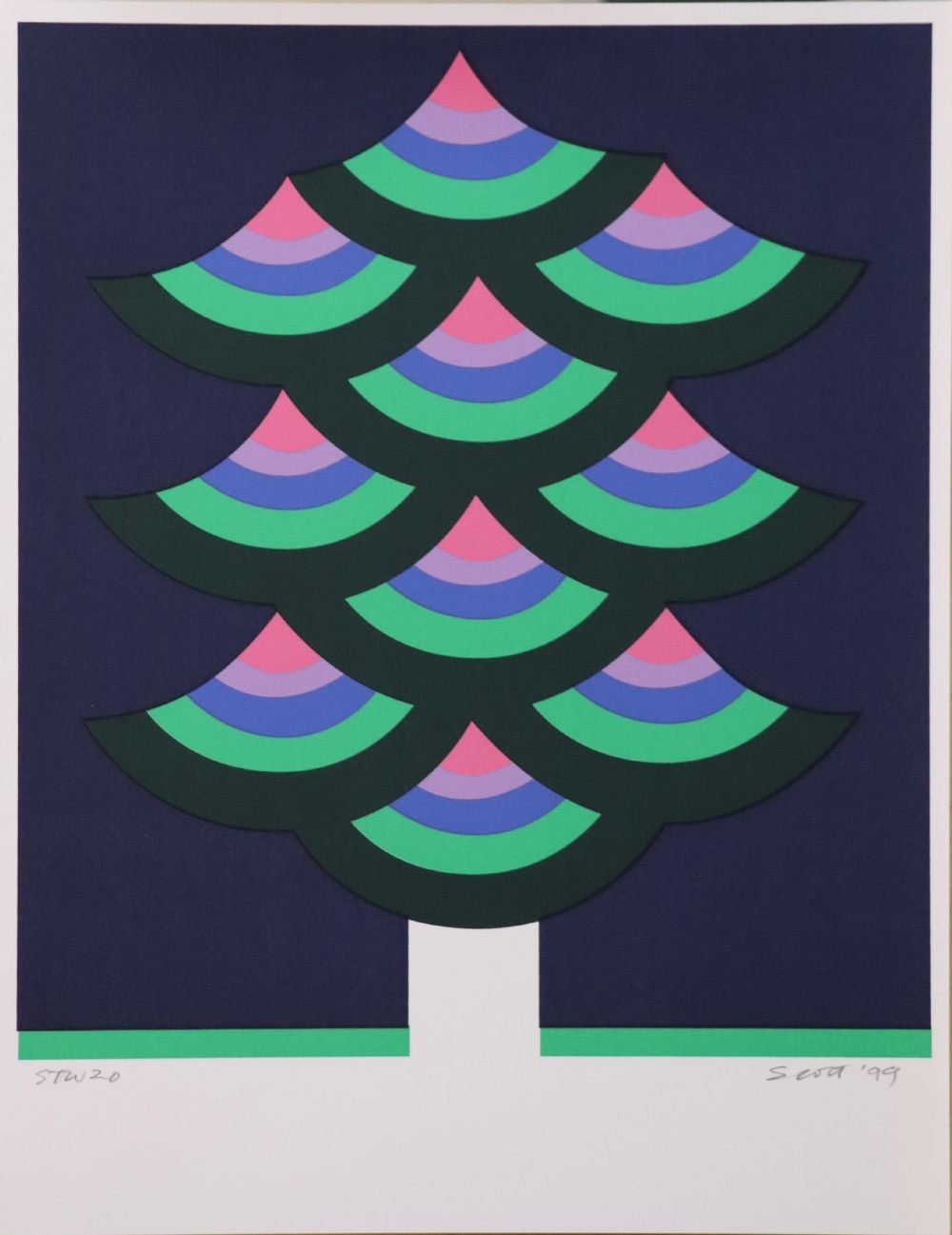 Patrick Scott | CHRISTMAS CARD FOR SCOTT TALLON WALKER | MutualArt
