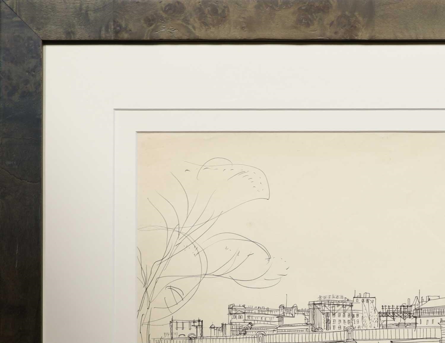 Kenneth Jack | Melbourne skyline (1959) | MutualArt