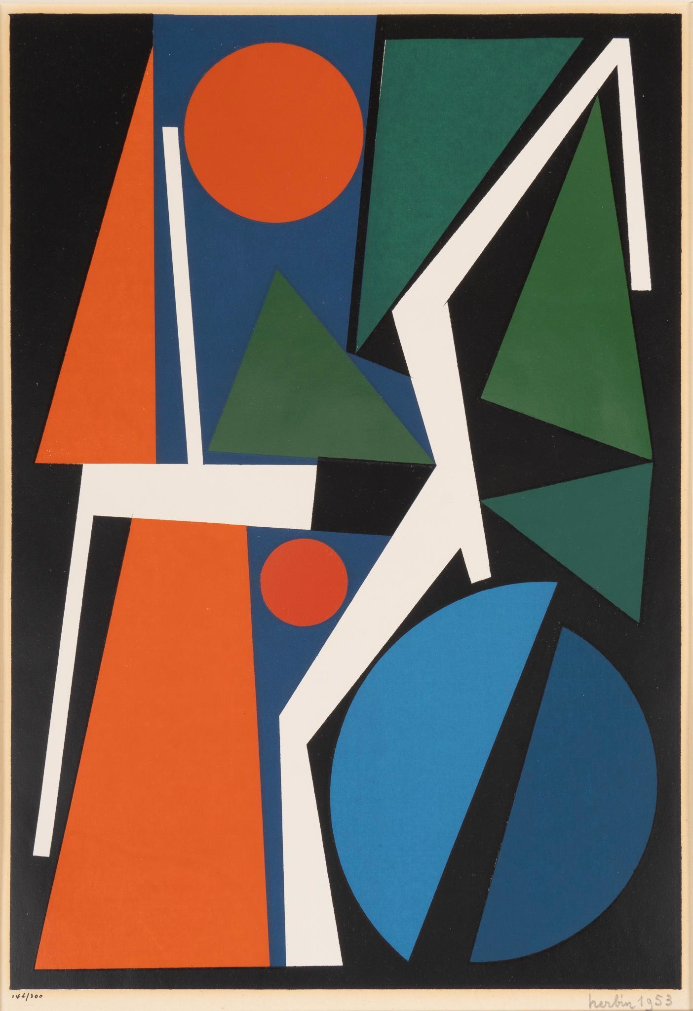 Auguste Herbin | ORAGE (1953) | MutualArt