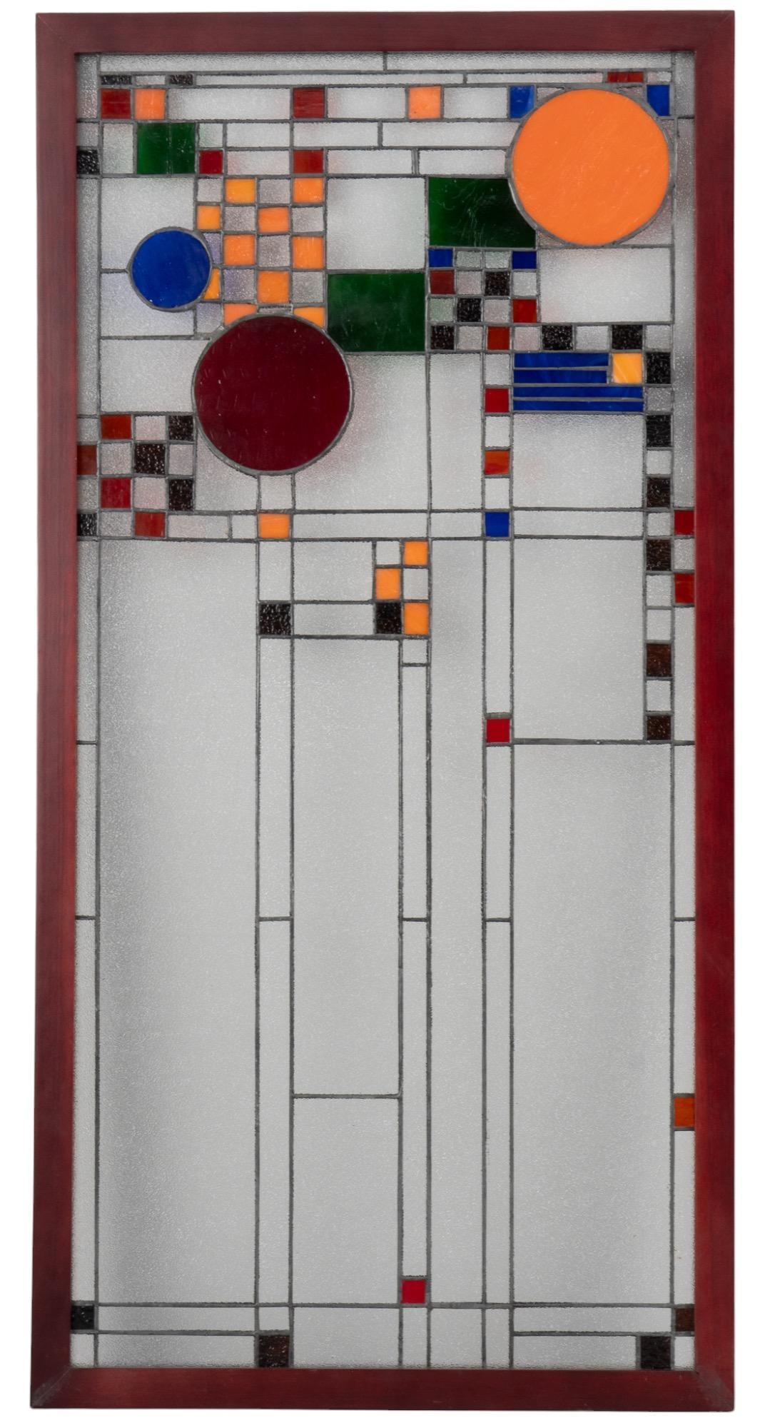 Frank Lloyd Wright Stained Glass Circles