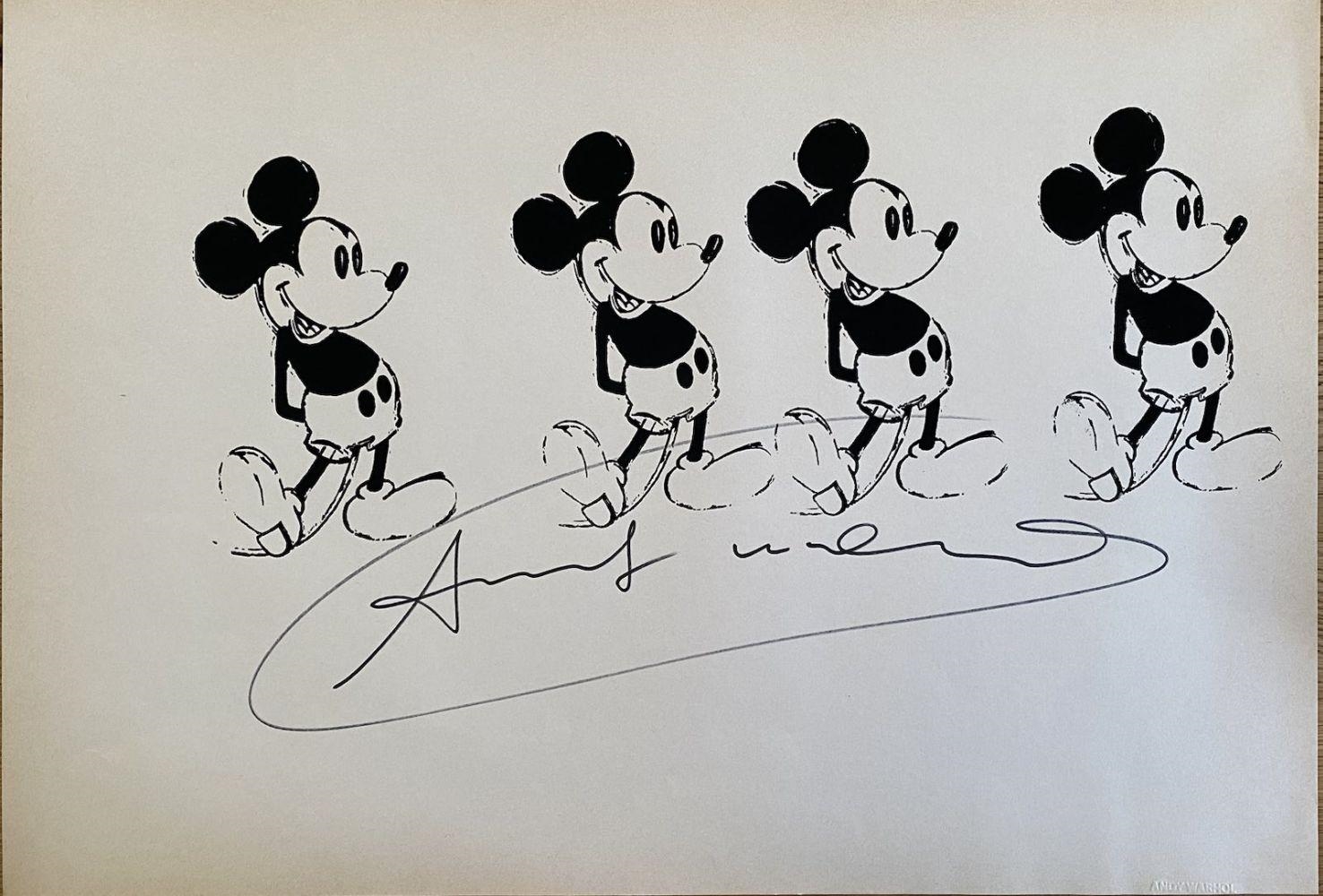 Andy Warhol | Mickey Mouse | MutualArt