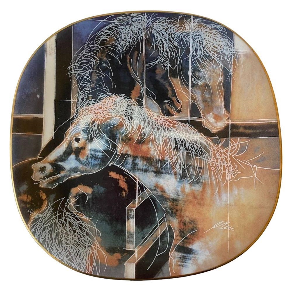 Hans Erni | Horse Stable (1993) | MutualArt