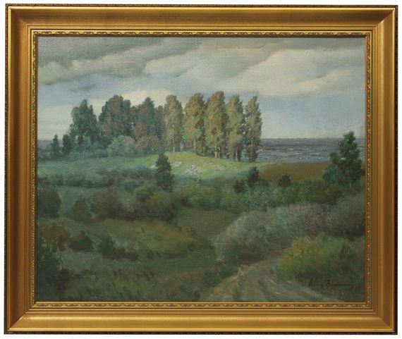 Arturs Baumanis | Landscape (1947) | MutualArt