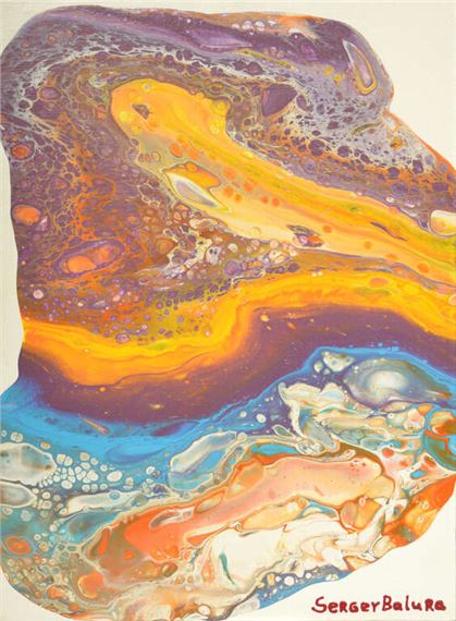 Sergejs Balura | Underwater volcano eruption (2022) | MutualArt