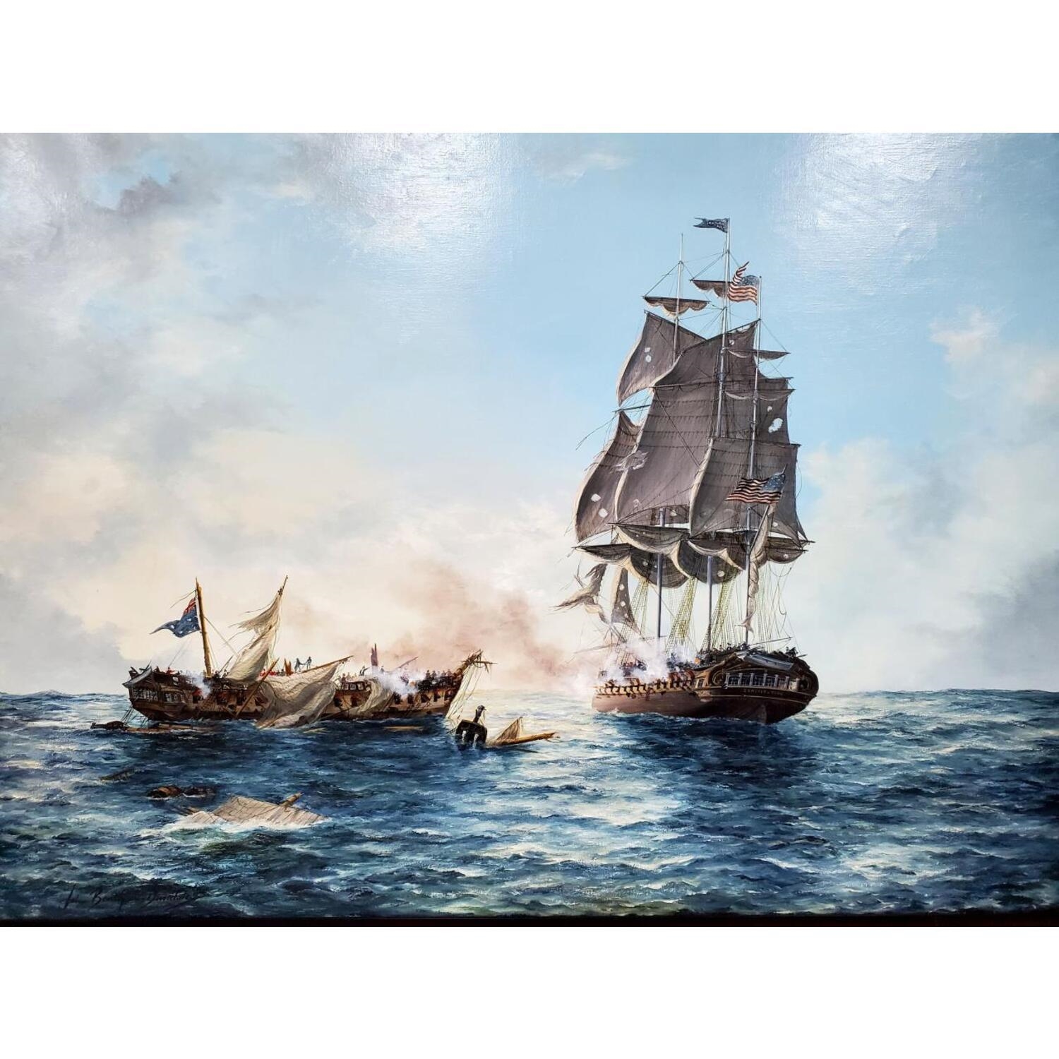 John Bentham-Dinsdale | The Action Between HMS Java and USS ...