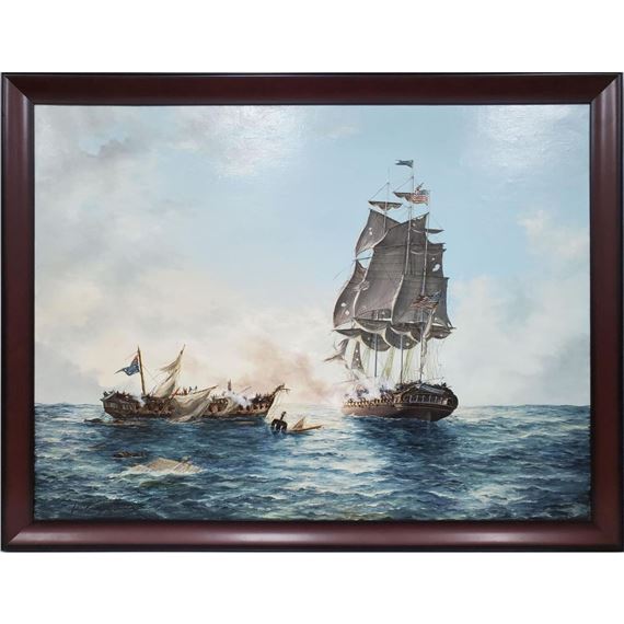 John Bentham-Dinsdale | The Action Between HMS Java and USS ...