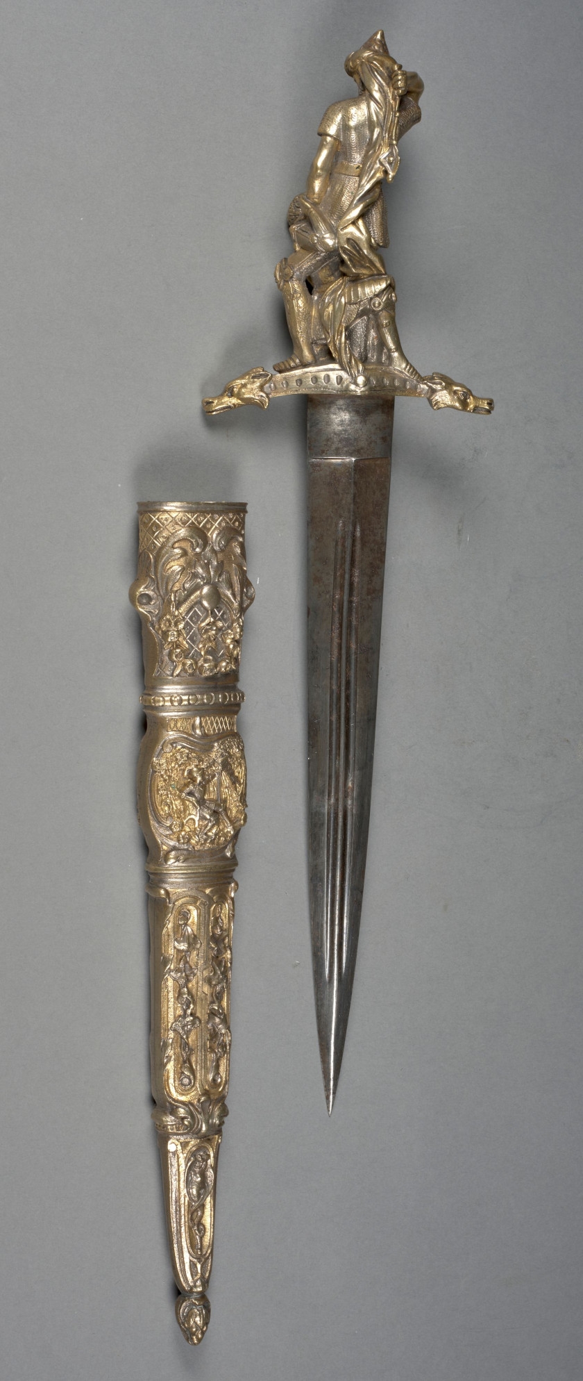 Félicie de Fauveau | Le croisé et l'Infidèle | MutualArt