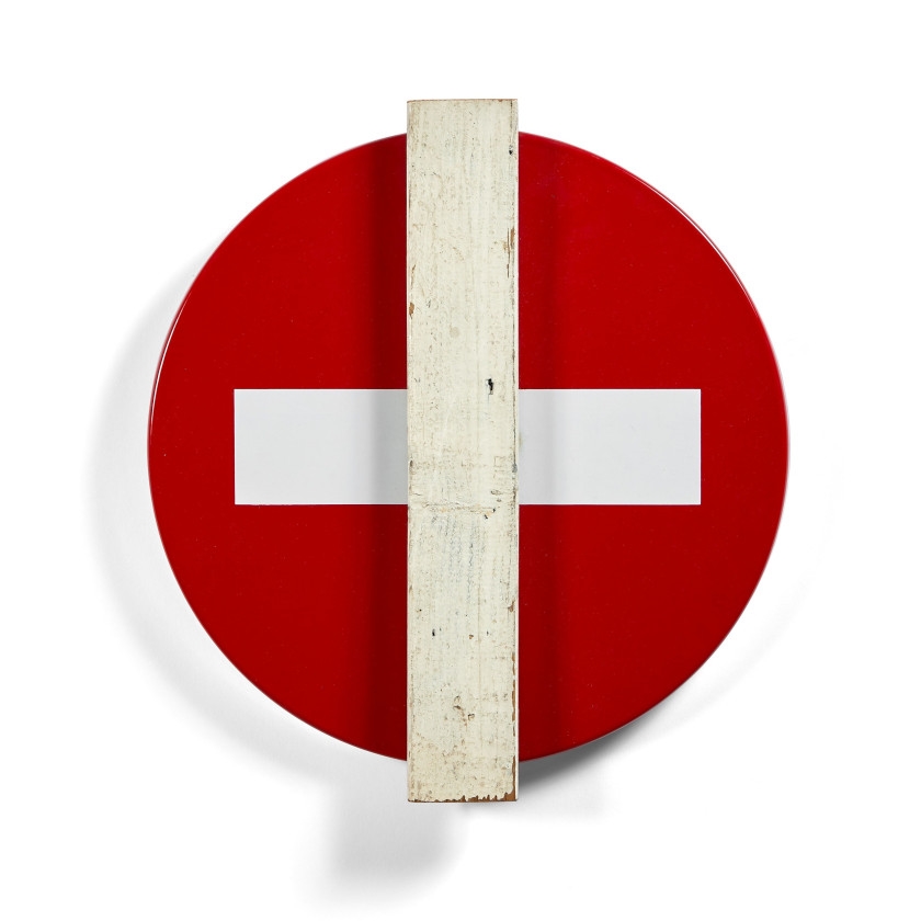 Jean-Pierre Raynaud | Sens Interdit barre (1998) | MutualArt