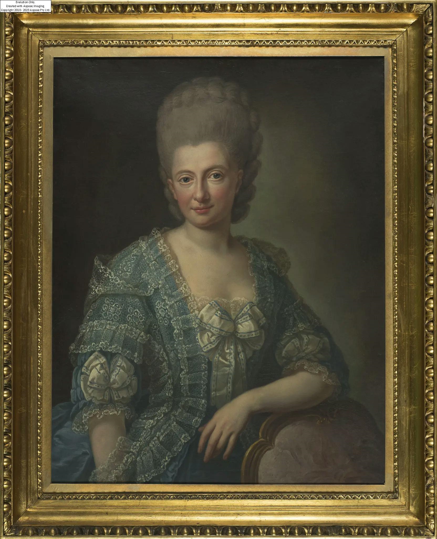 Anna Rosina de Gasc | Portret Hrabiny Elisabeth Juliane Friederike von ...