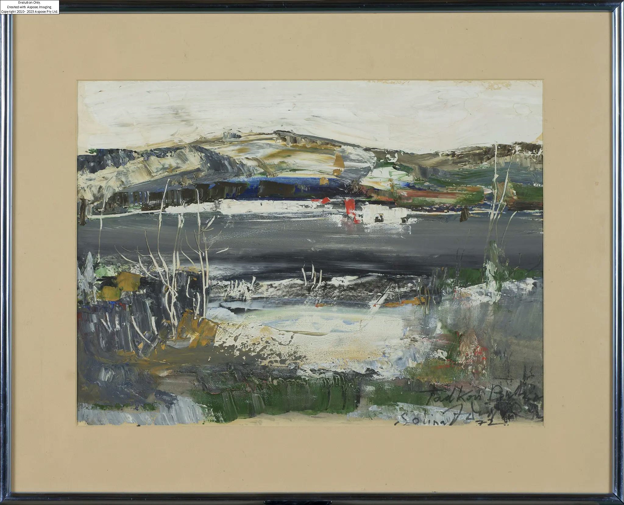 Jan Dutkiewicz | Letni pejzaż z Soliny (1972) | MutualArt