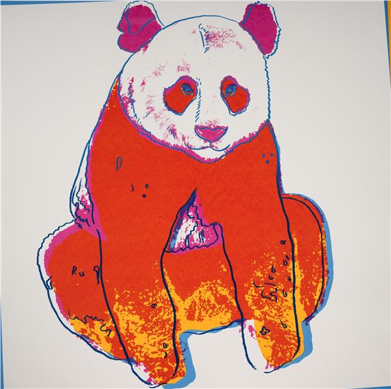 Andy Warhol | Giant Panda from Endangered Species (1983) | MutualArt