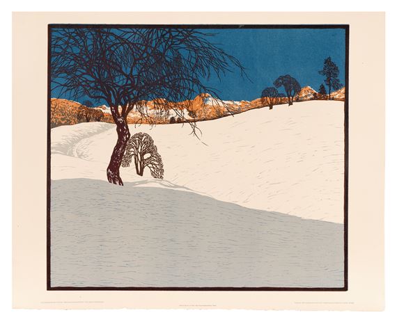 Josef Stoitzner | Hochgebirge im Winter (1912) | MutualArt