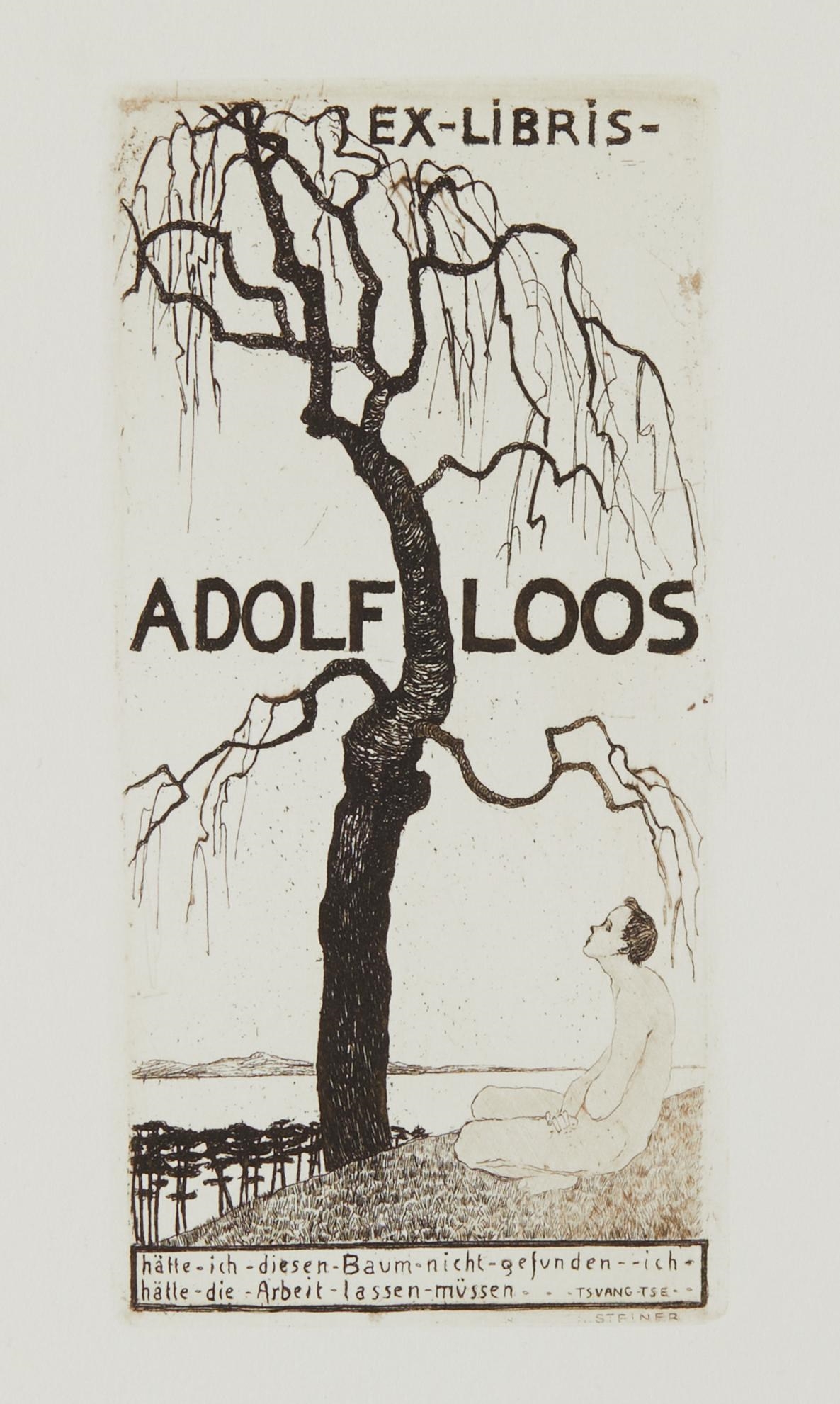 Lilly Steiner | Ex-Libris Adolf Loos (1925) | MutualArt