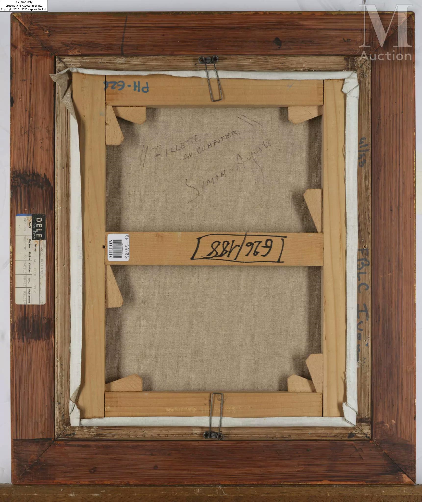 Simon Simon-Auguste | Fillette au compotier | MutualArt