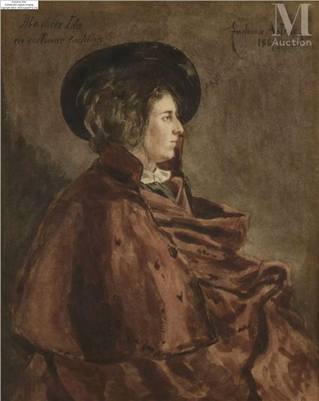 Zacharie Astruc | Portrait de sa femme Ida en costume castillan (1867 ...