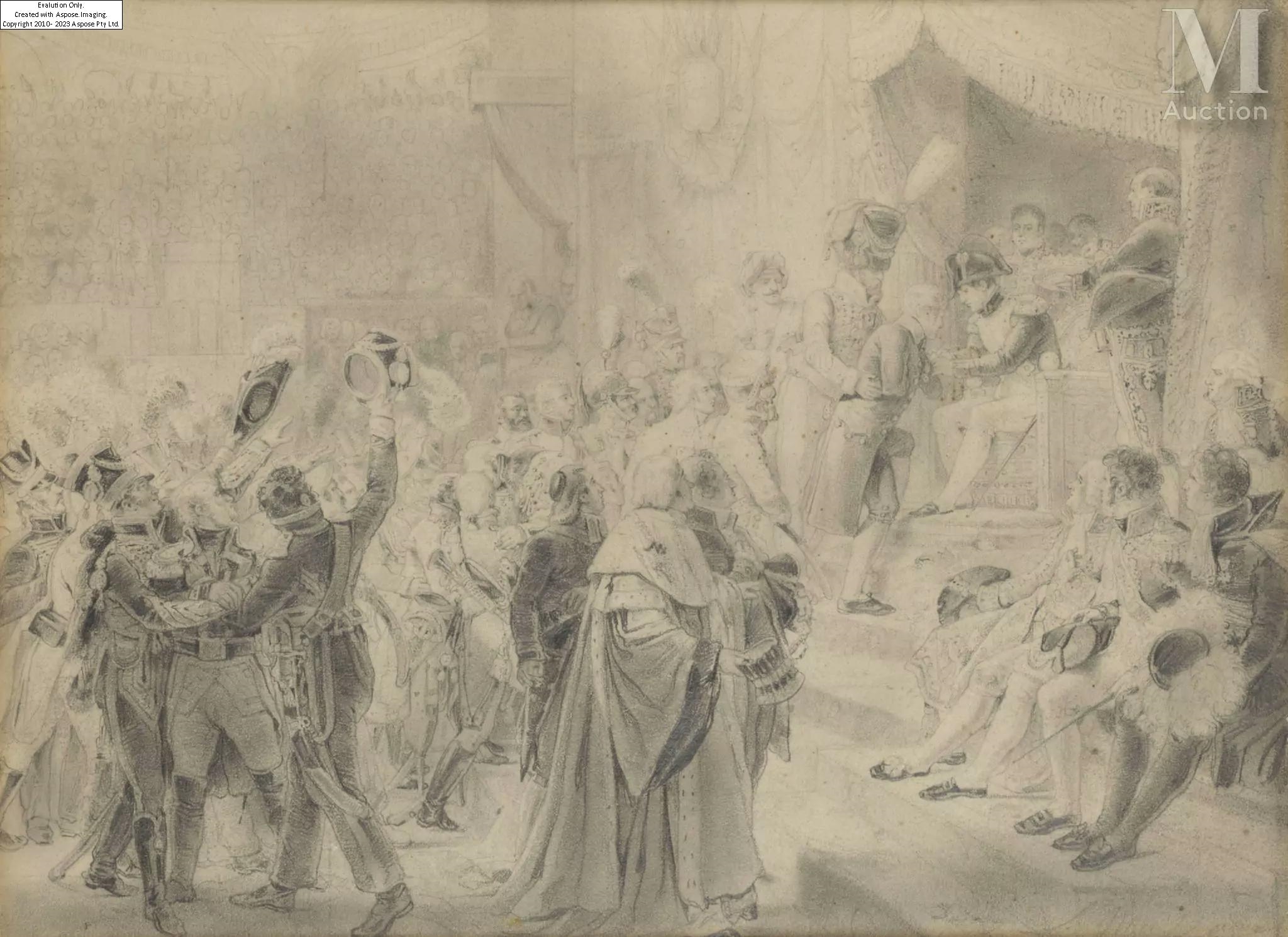 Léopold Massard | Distribution des aigles par Napoléon | MutualArt