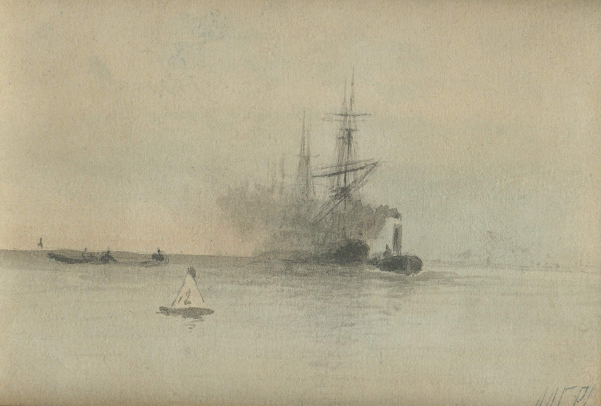 Lev Felixovich Lagorio | The Neva at dusk, St Petersburg (1875) | MutualArt