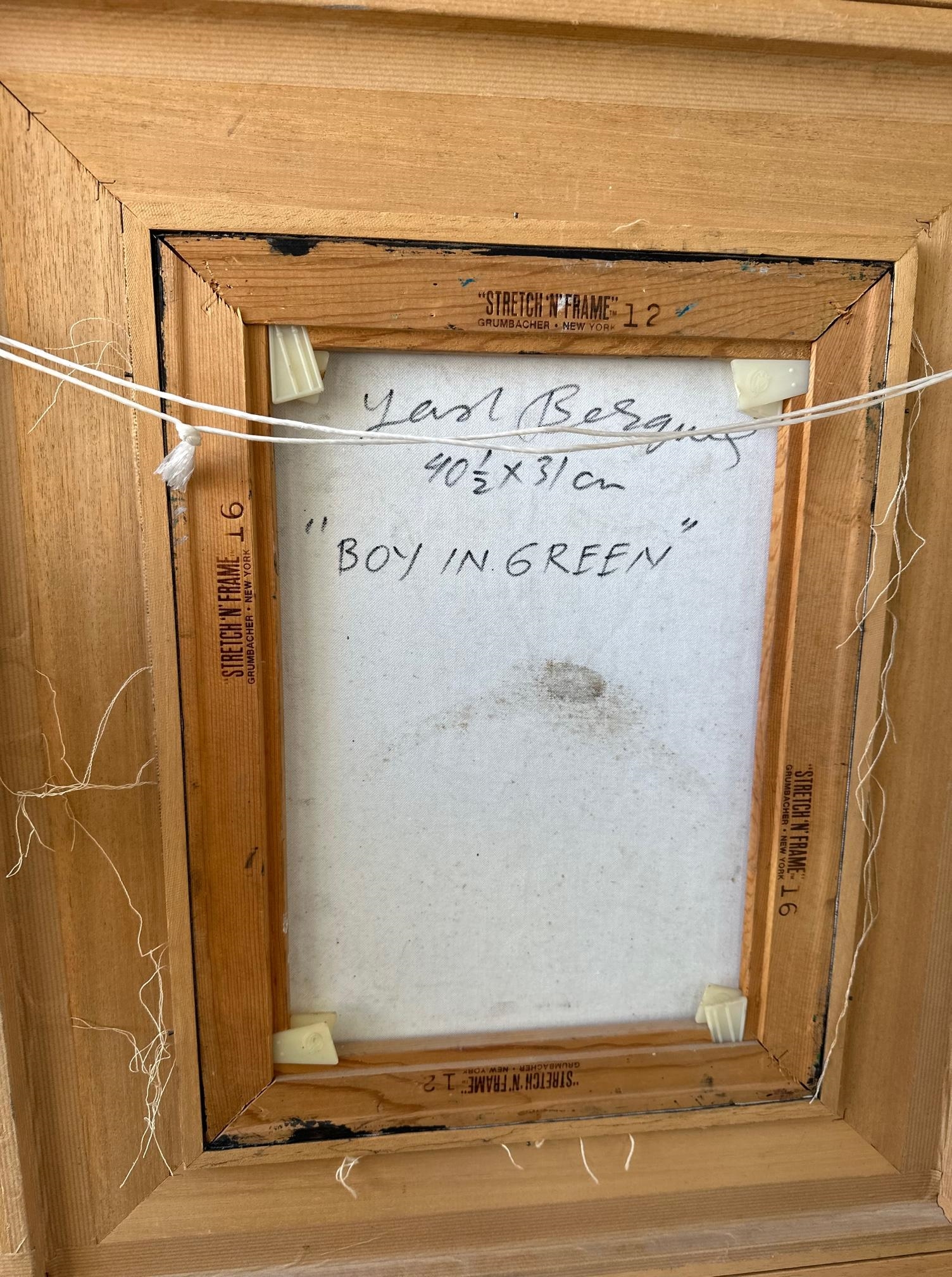 Yosl Bergner | Boy in green (1920 - 2017) | MutualArt