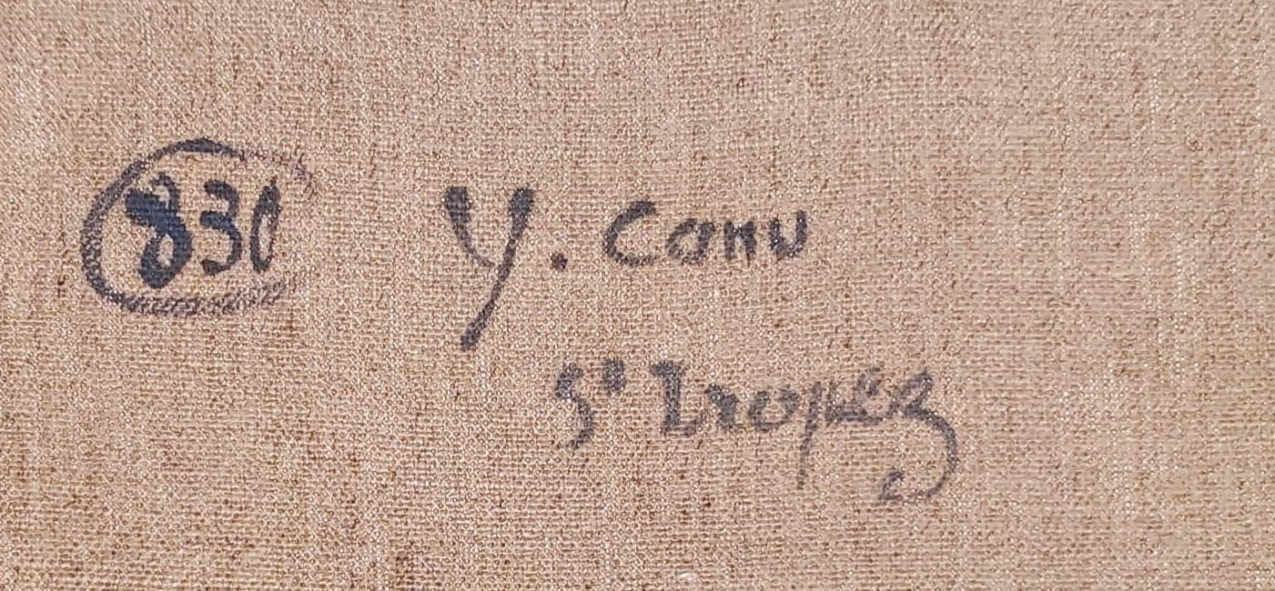 Yvonne Canu | Fishing boats in Saint Tropez port (1921 - 2008) | MutualArt